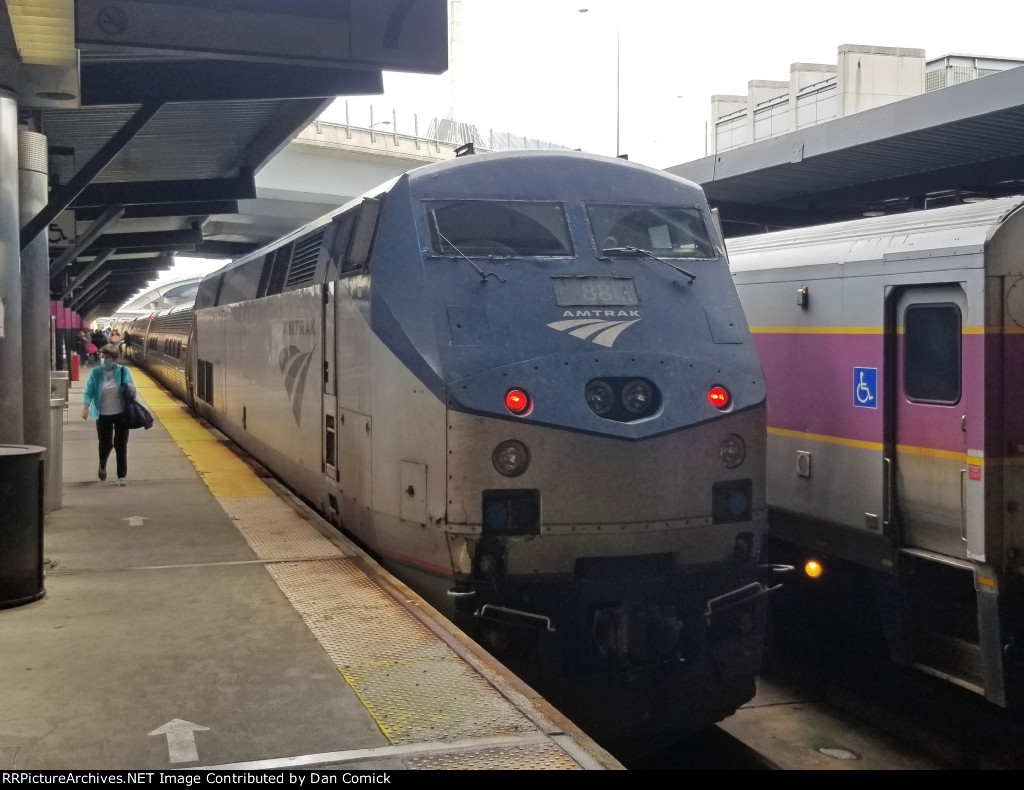 AMTK 88 at North Station